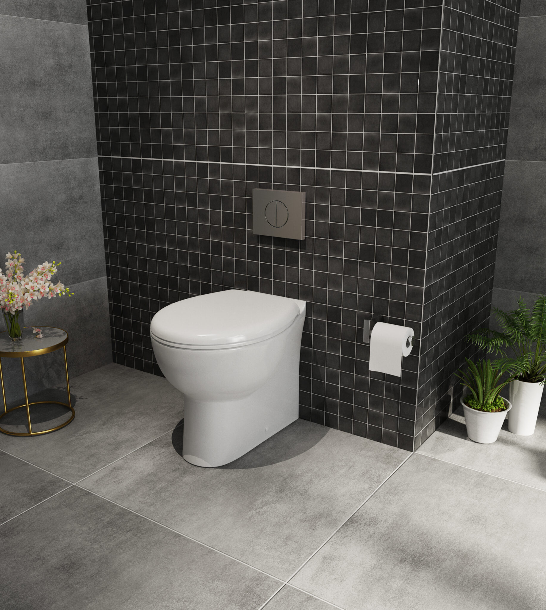 New Launch!! Atlas Back-to-Wall Rimless Pan - Lecico