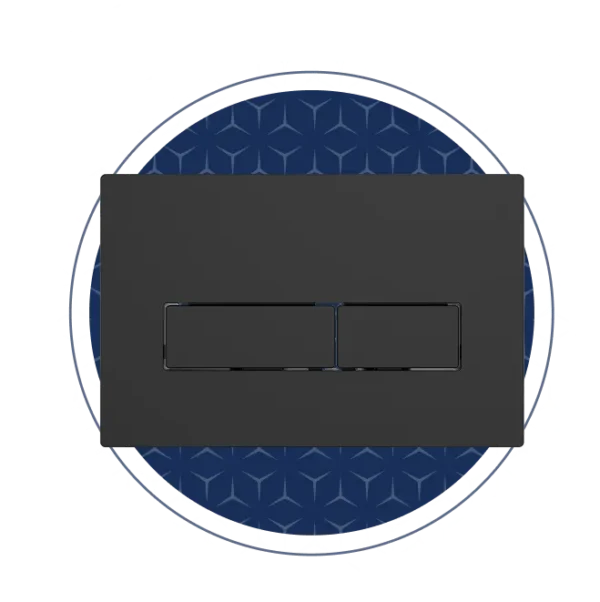 Matt black Flush Plate - Lecico